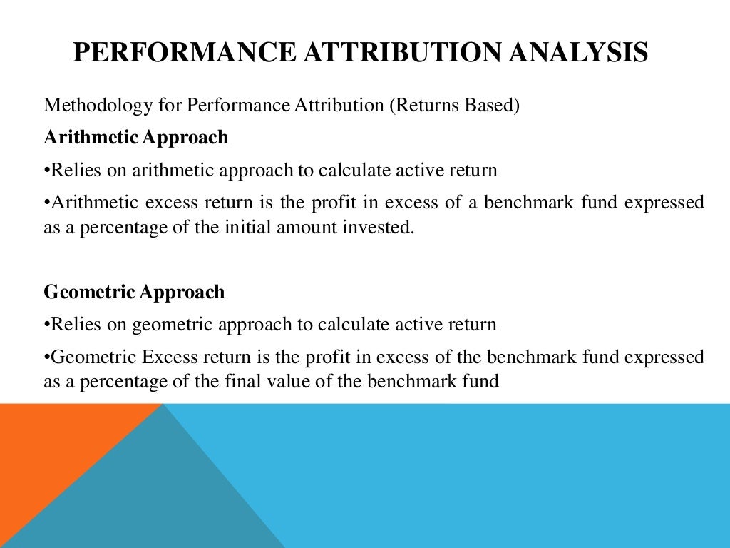 PORTFOLIO PERFORMANCE EVALUATION
