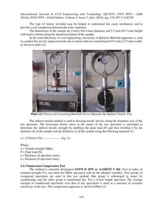 Performance evaluation of asphalt mixture modified by hydrated lime and ...