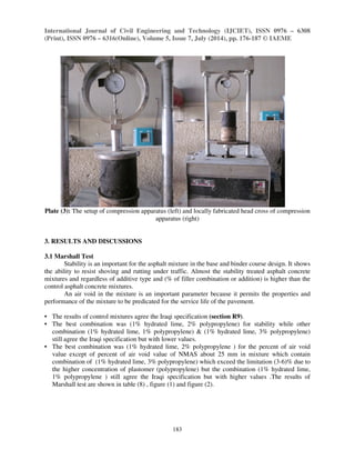 Performance evaluation of asphalt mixture modified by hydrated lime and ...