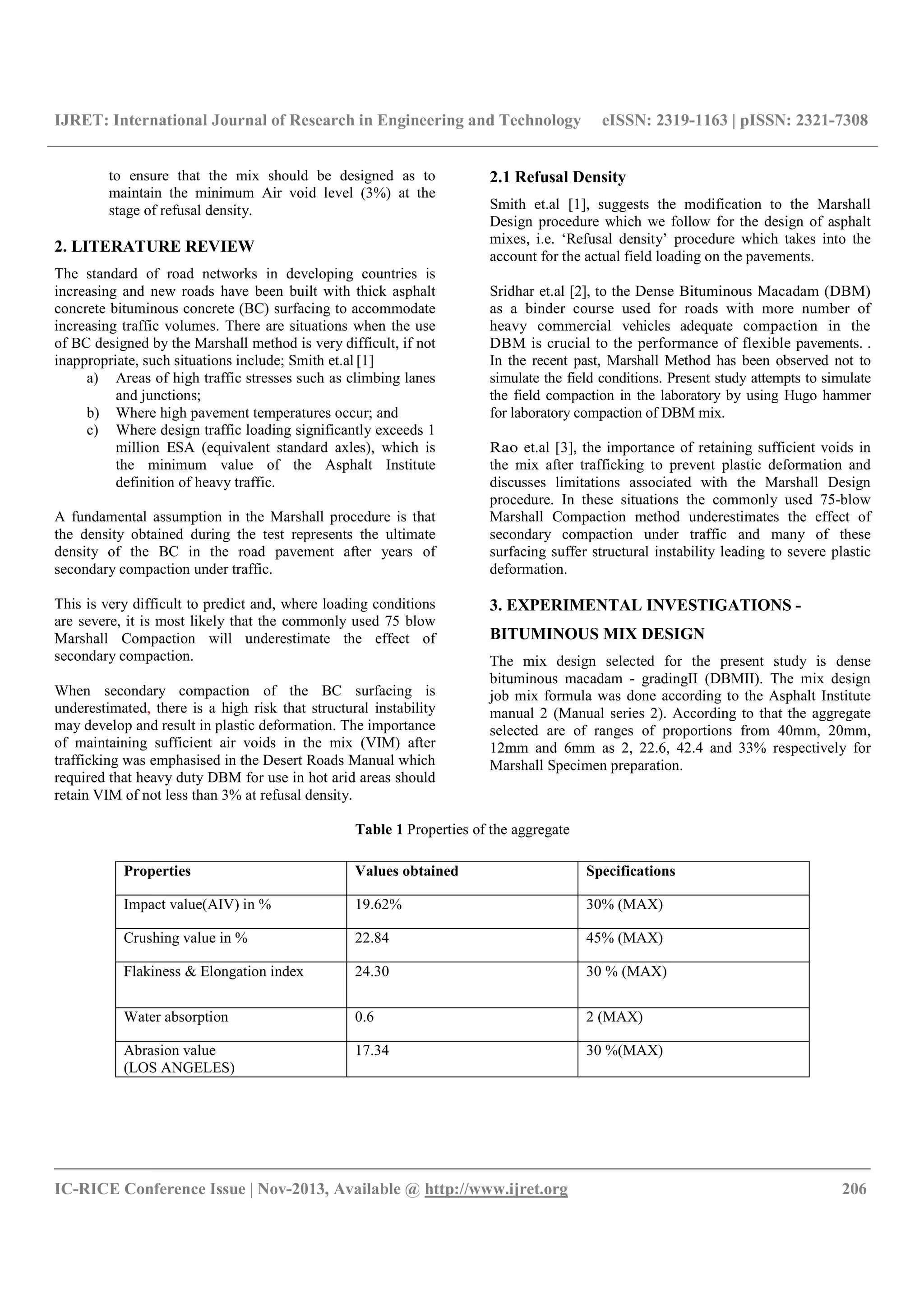 Performance evaluation of dense bituminous macadam | PDF