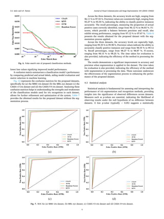 Performance evaluation of efficient segmentation and classification based iris recognition using ...