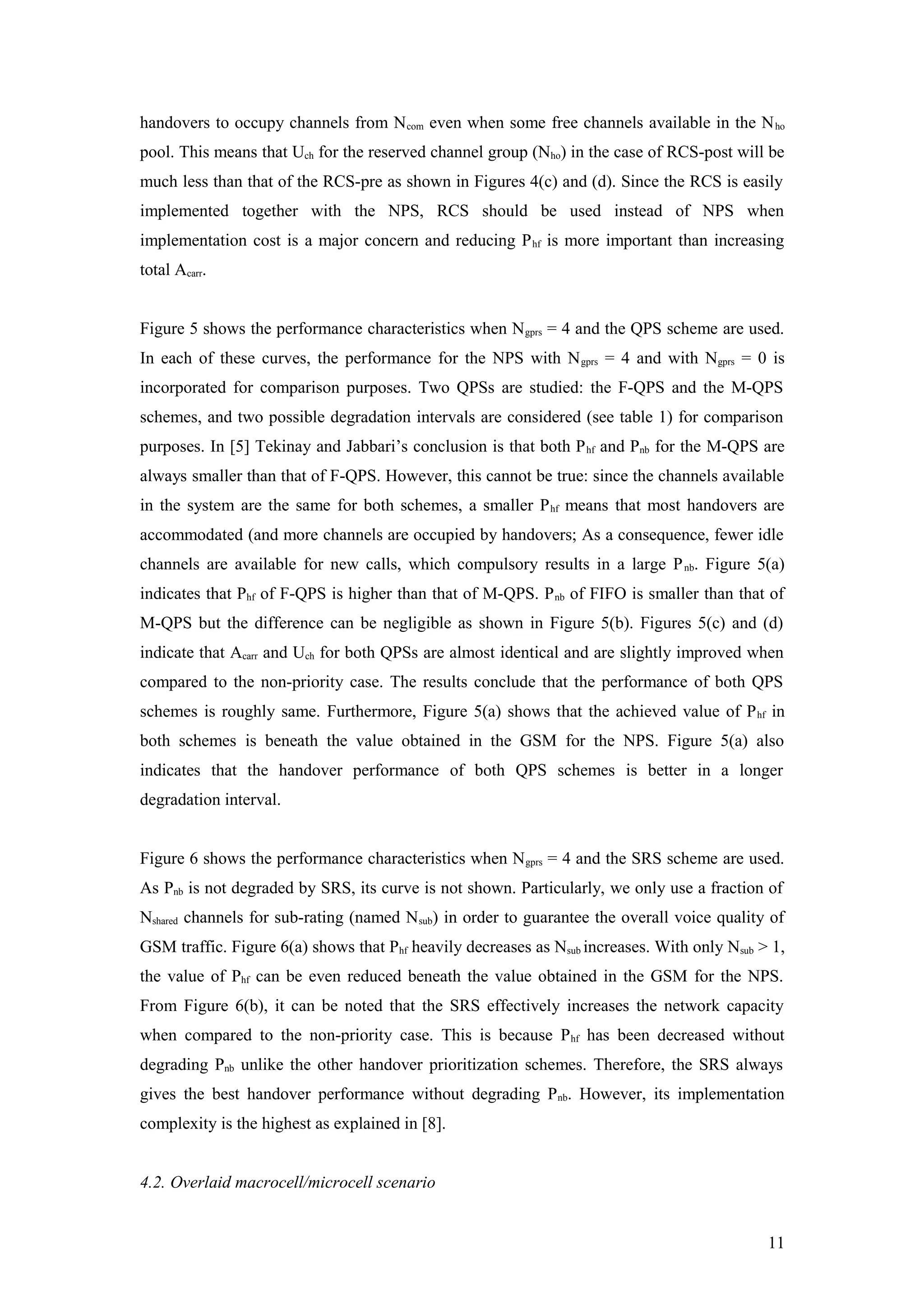 Performance evaluation of gsm handover traffic in a gprsgsm network | DOC