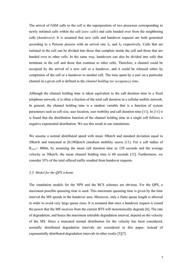 Performance Evaluation Of Gsm Handover Traffic In A Gprsgsm Network Doc