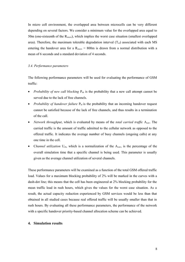 Performance Evaluation Of Gsm Handover Traffic In A Gprsgsm Network Doc