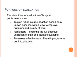 Performance evaluation of_hospitals | PPTX