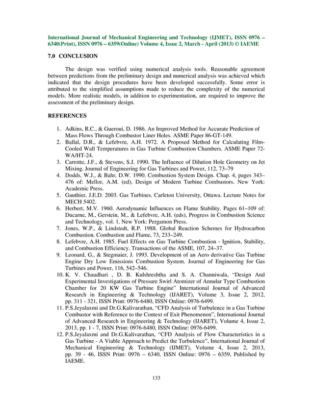 Performance Evaluation Of Lean Premixed Prevapourised Combustion
