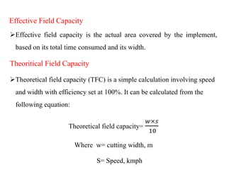 Performance evaluation of power weeder | PPTX
