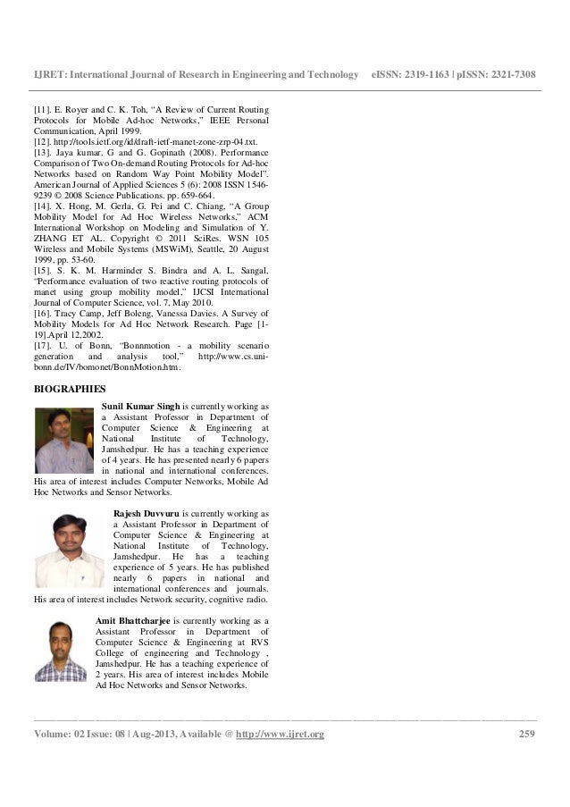 Performance Evaluation Of Proactive Reactive And