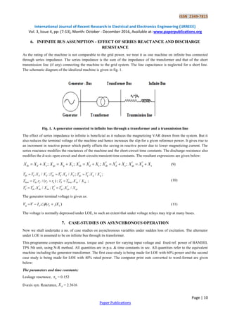 Performance Evaluation of Synchronous Generator under Sudden Loss of Excitation | PDF