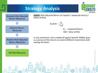 Performance evaluation & portfolio management | PPTX