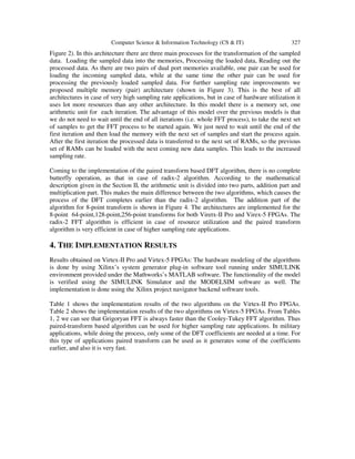 Performance evaluations of grioryan fft and cooley tukey fft onto xilinx virtex-ii pro and ...