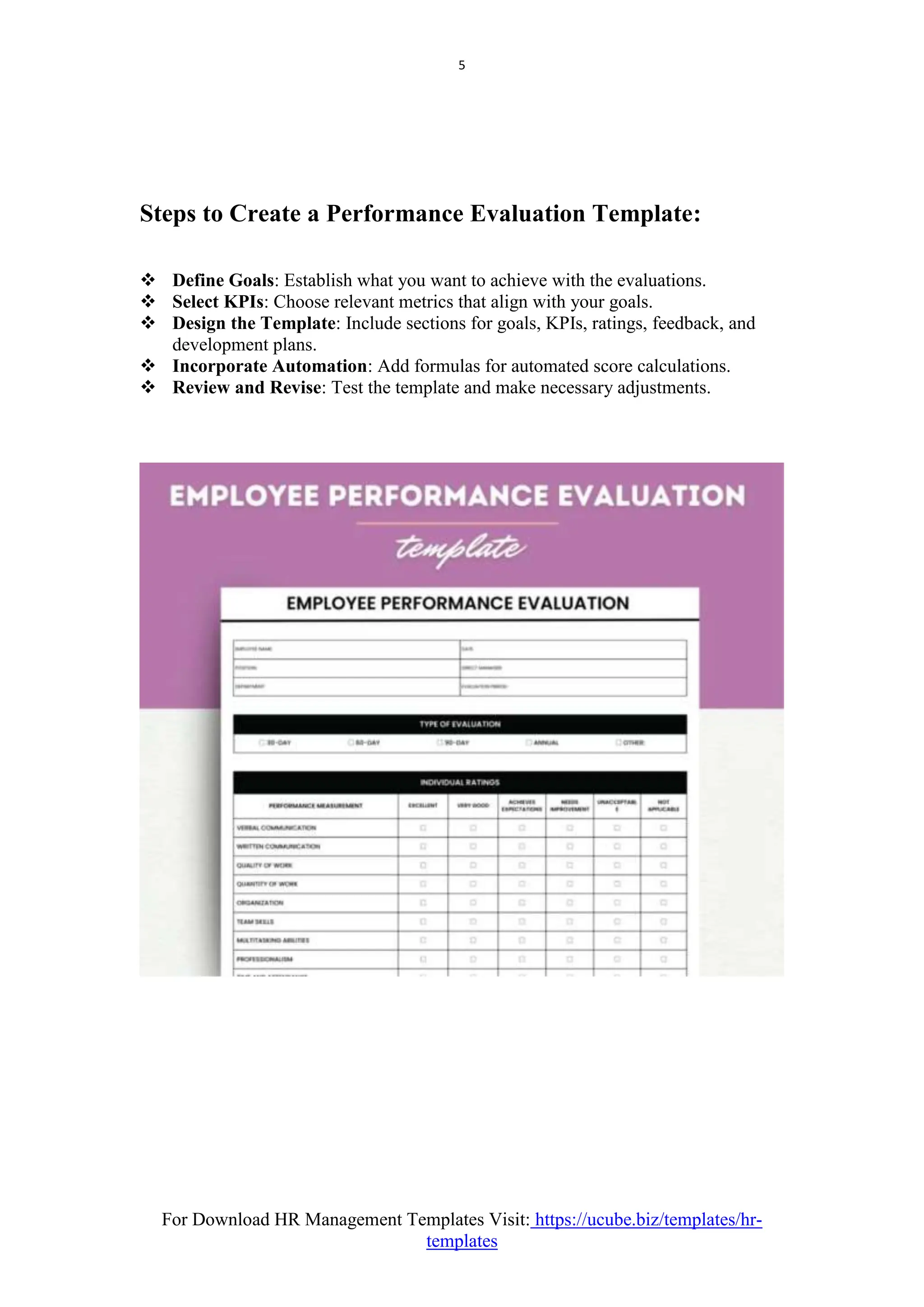 Performance Evaluation Template - Guide 2024.docx