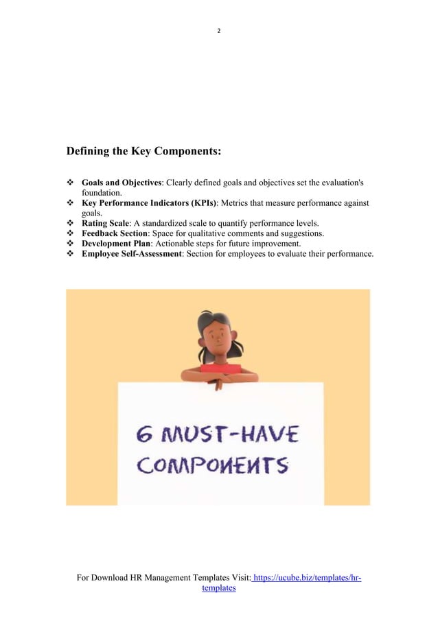 Performance Evaluation Template - Guide 2024.docx | Resume Writing and ...