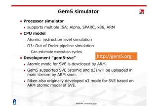 Performance evaluation with Arm HPC tools for SVE | PPT