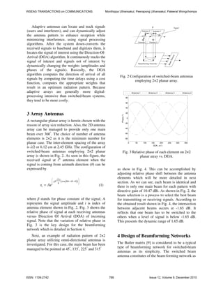 Performance evolution of automatic switched beam antenna for indoor WLAN systems | PDF ...