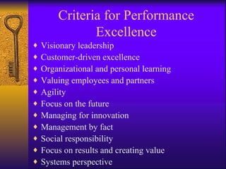 Performance Excellence | PPT