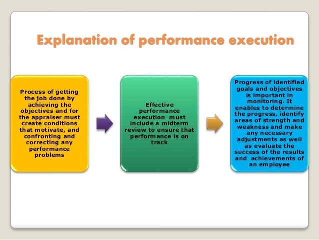 Performance execution