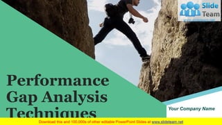Performance Gap Analysis Techniques PowerPoint Presentation Slides | PDF