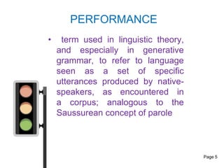 Performance Grammar | PPTX