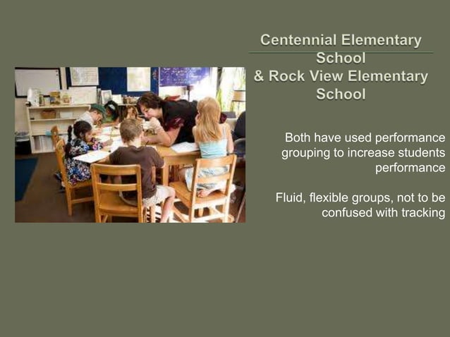 Performance Grouping | PPTX