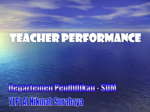 Performance guru | PPT