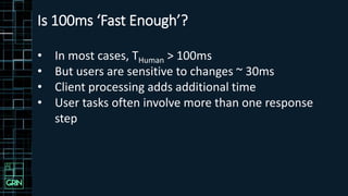 Performance: How Fast is Fast Enough? | PPT