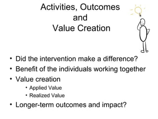 Performance improvement & assessment of collaboration: starting points ...