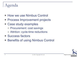 Performance improvement in Criminal Justice using Nimbus Control | PPT