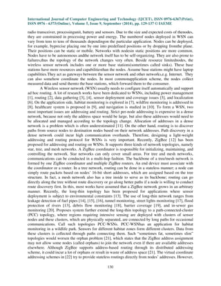 Performance improvement of automated address assignment for path cluster wsn using 2 level ...