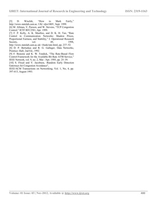 Performance improvement of bottleneck link in red vegas over heterogeneous networks | PDF