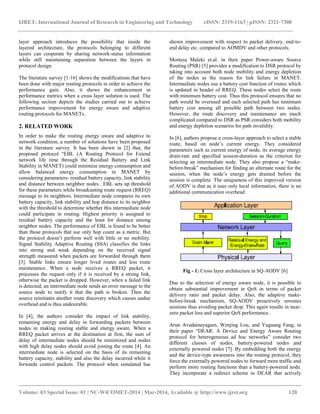 Performance improvement of energy aware and adaptive routing protocols for manets – a survey | PDF