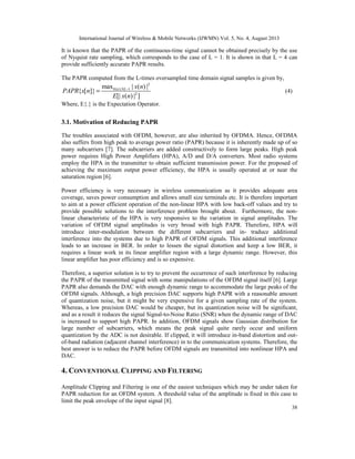 PERFORMANCE IMPROVEMENT OF PAPR REDUCTION FOR OFDM SIGNAL IN LTE SYSTEM | PDF | Digital Audio ...