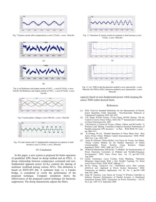 Performance improvement of parallel active power filters using droop control method | PDF