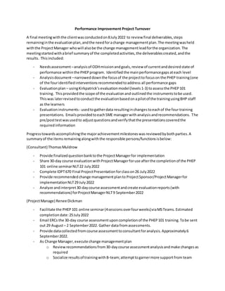 Project Plan (Turnover) - ODH Project | DOCX | Small and Medium-sized ...