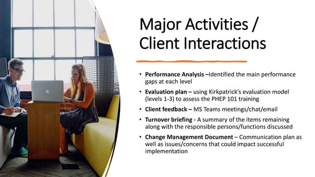 Performance Improvement Final Presentation - ODH project | PPT