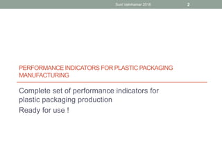 Performance Indicators for Plastic Manufacturing | PPTX