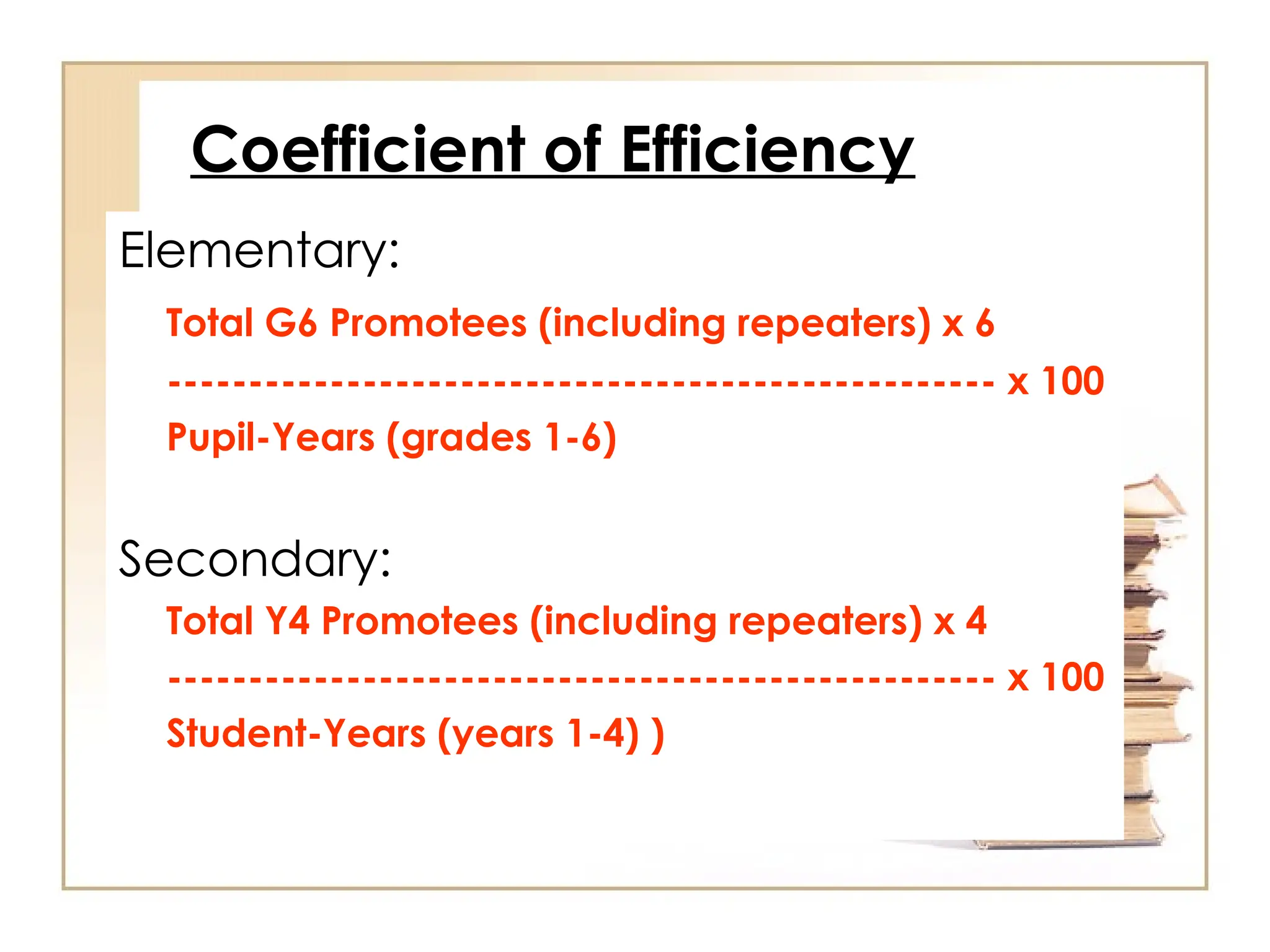 DepEd EBEIS-LIS performance_indicators_formula.ppt