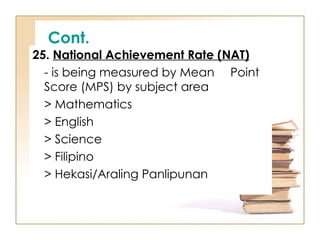 performance_indicators_formula for DepEd | PPT