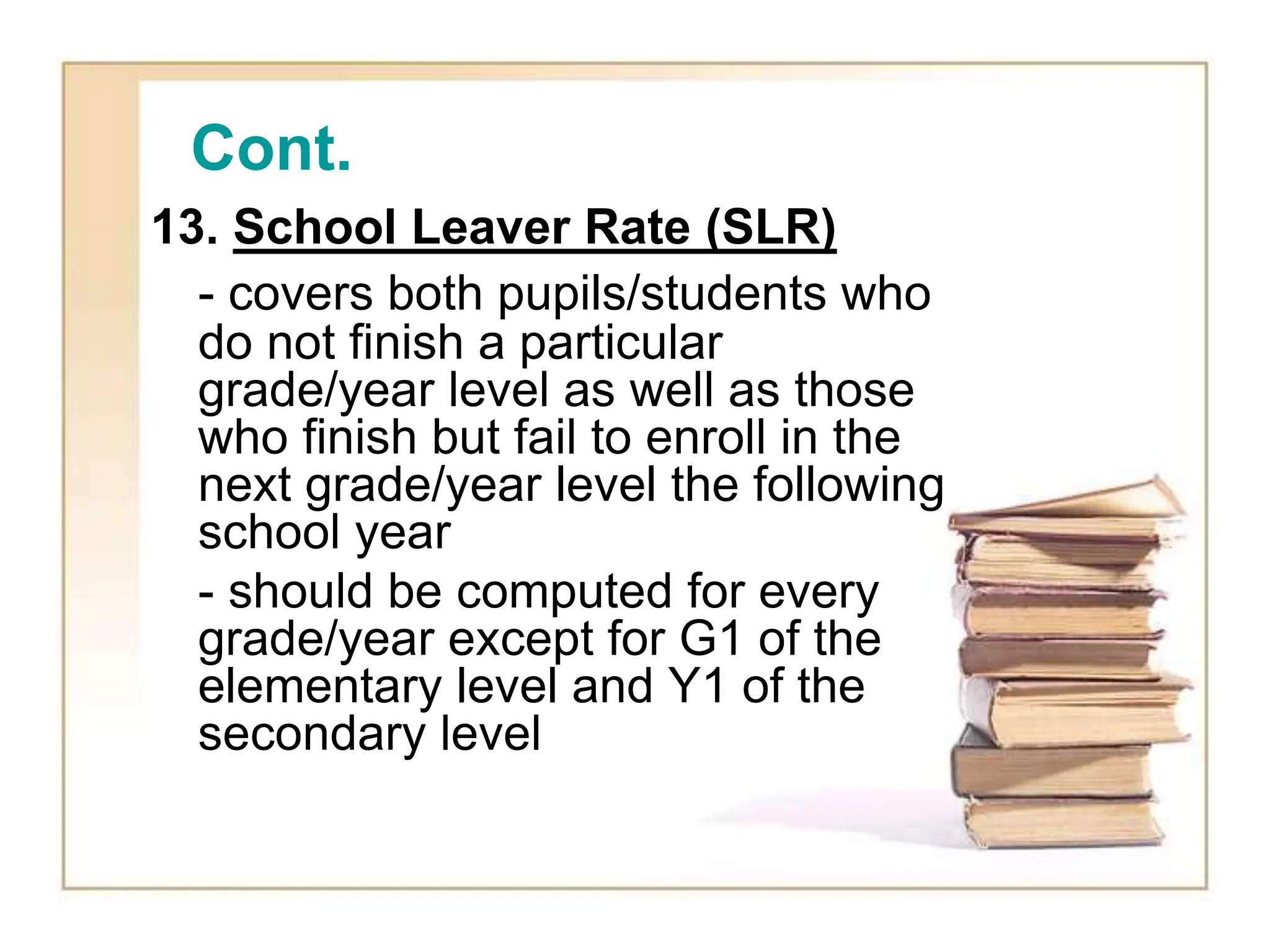 1PERFORMANCE INDICATORS & FORMULAS DEPED | PPT