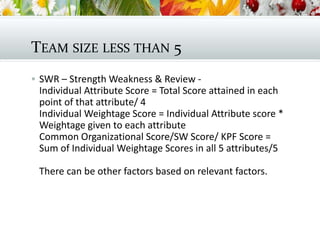 Performance indices | PPTX