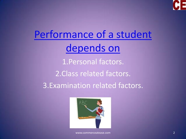 Factors Affecting Performance in Exams. | PPT