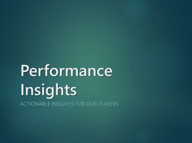 KPI - Performance Insights - Business Deck | PPT