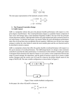Performance investigation of hydraulic actuator based mass lift system ...