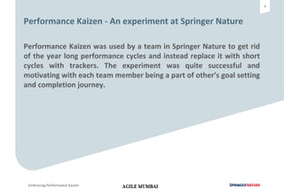 Agile Mumbai 2019 Conference | Embracing Performance Kaizen - An annual ...