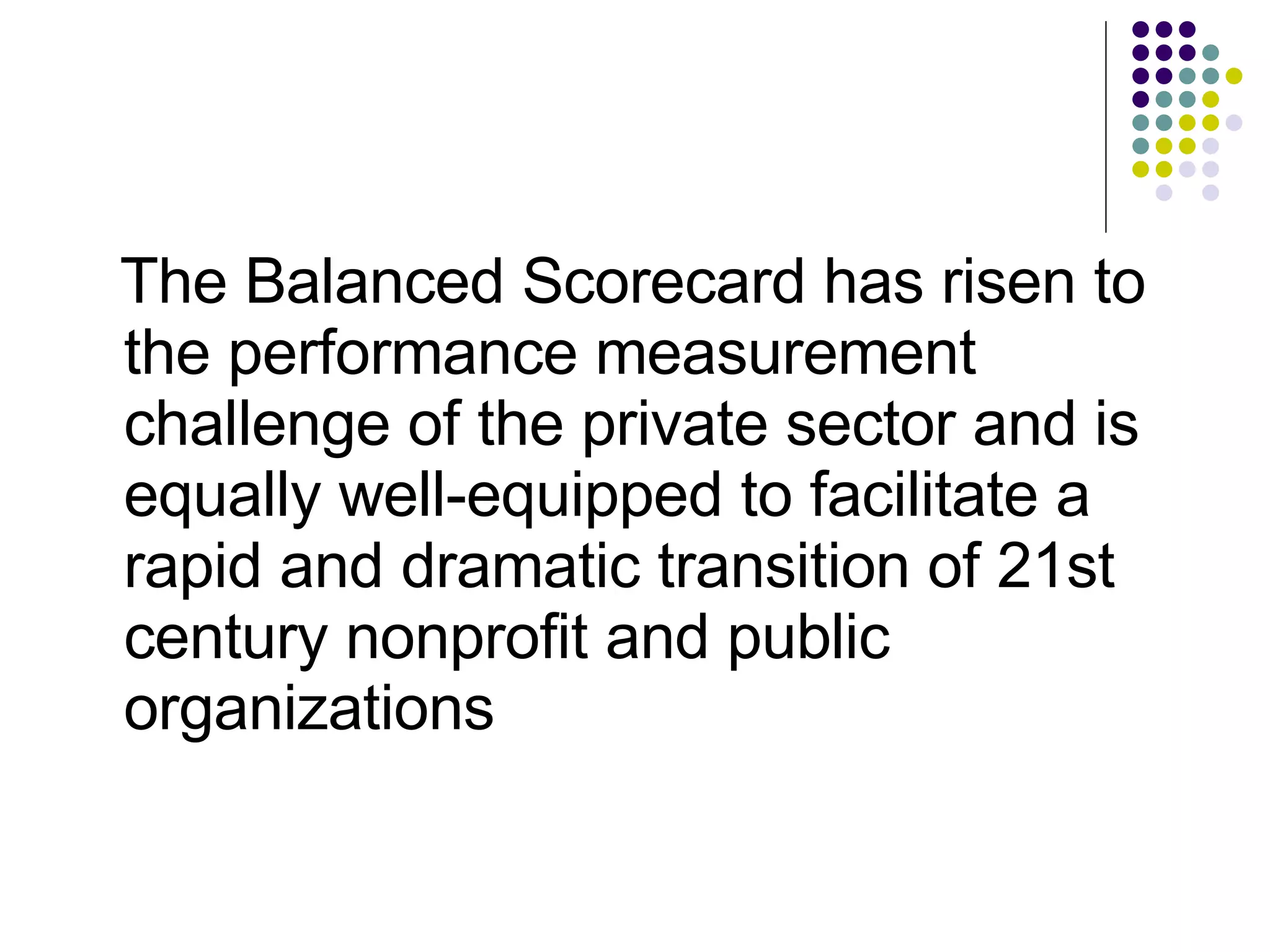 Balanced Scorecard system: Strategy Map | PPT