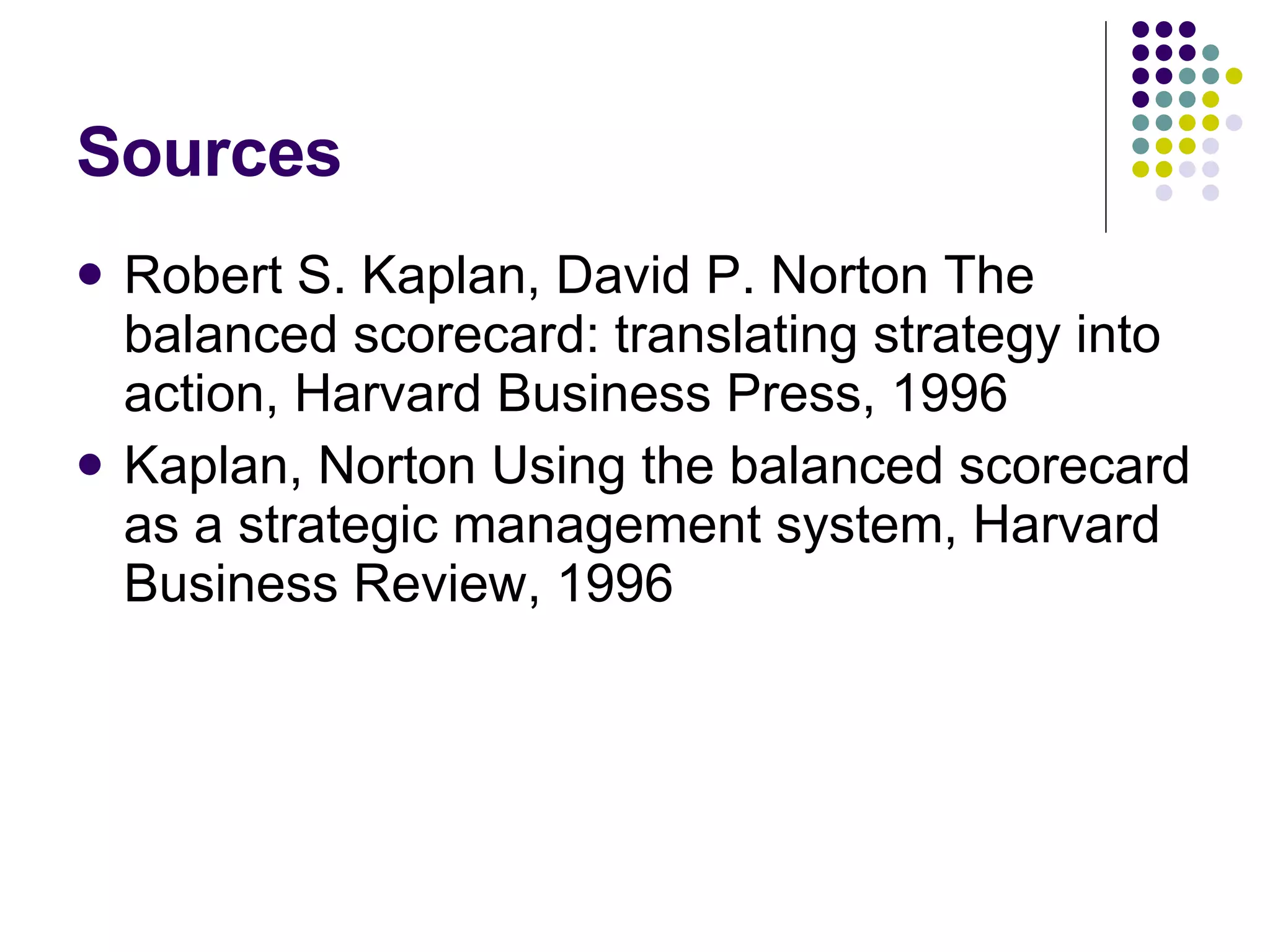 Balanced Scorecard system: Strategy Map | PPT