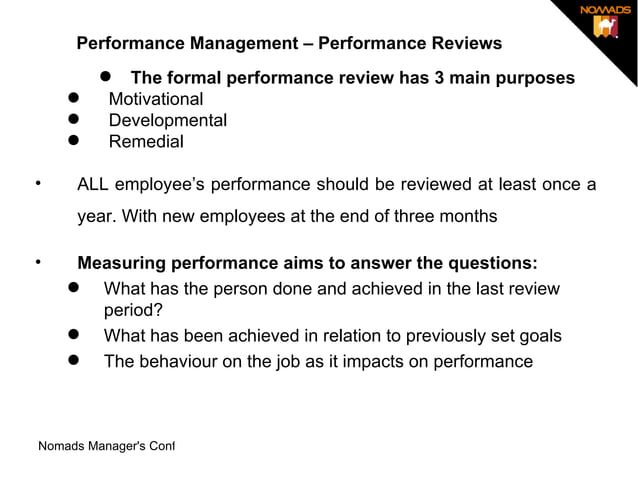 Performance Management Training | PPT