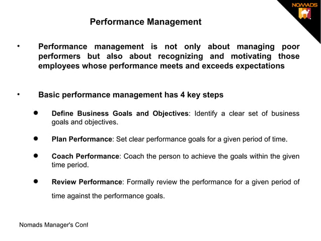 Performance Management Training | PPT