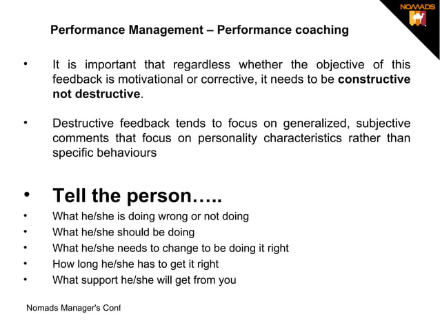 Performance Management Training | PPT