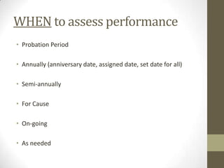 Performance management | PPTX